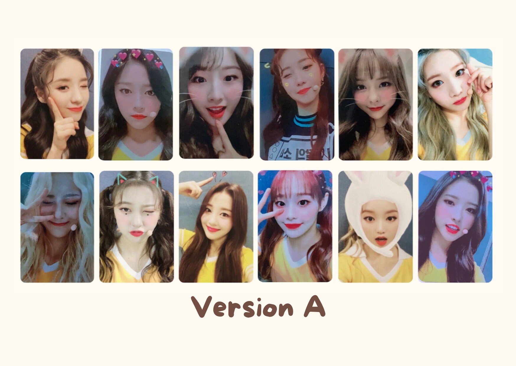 LOONA Hi High Broadcast Photocard Replica LOONA Fanmade Replicas ...
