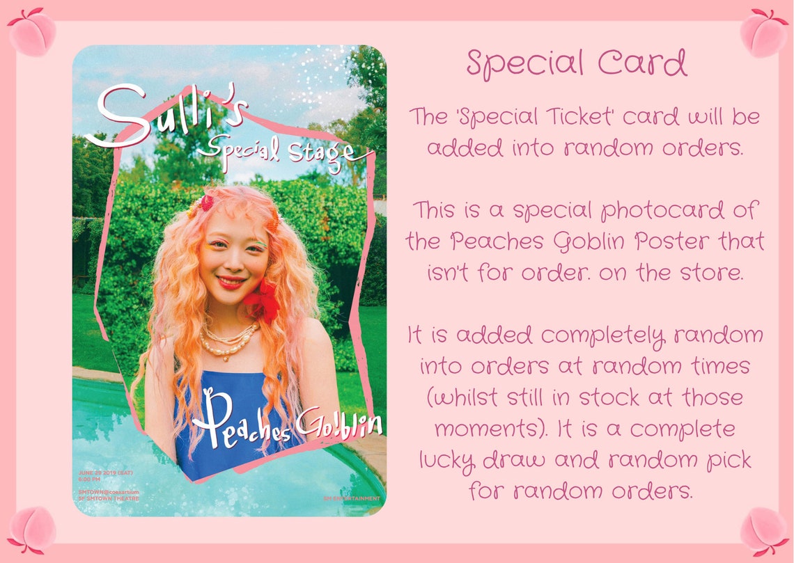 Sulli Fx FX Goblin Album Era Fanmade Photocards KPOP Fanmade Photocard Sulli Goblin batch A - Etsy