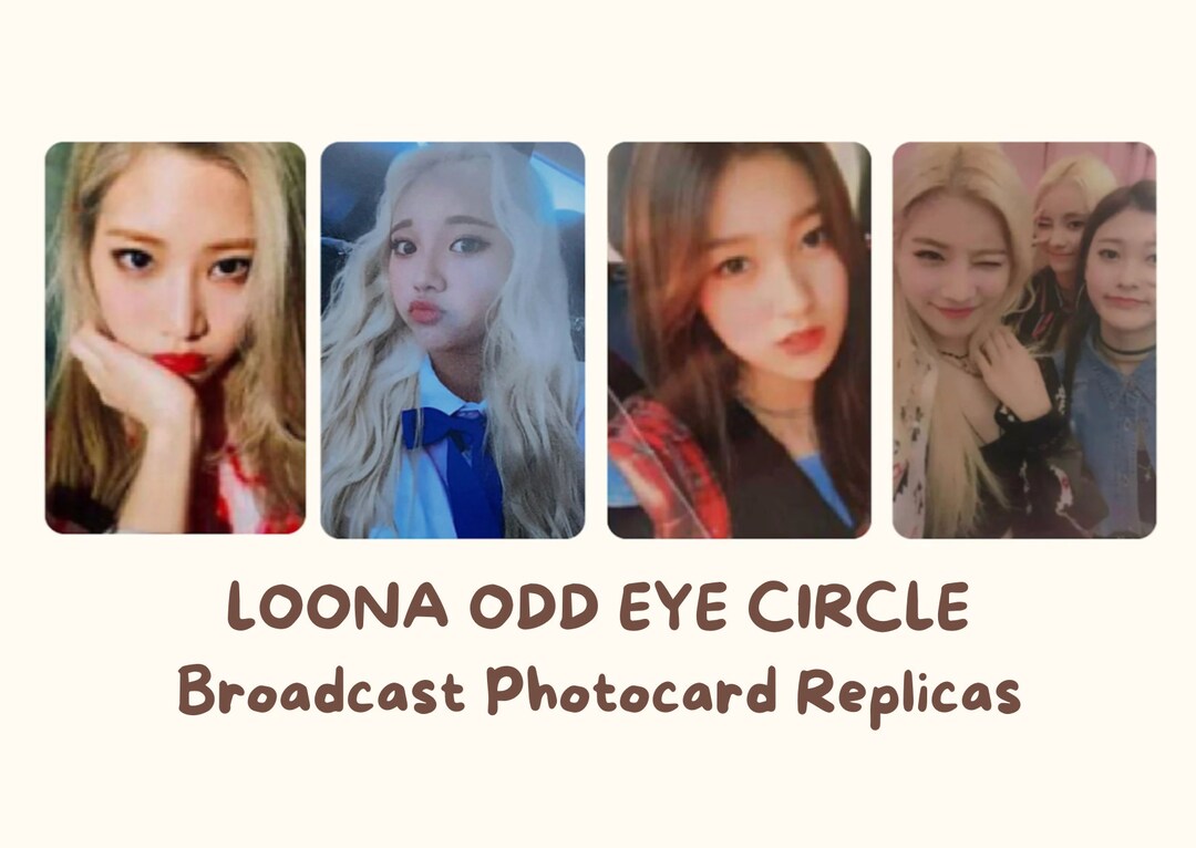 LOONA Odd Eye Circle Kim Lip Jinsoul Choerry Broadcast - Etsy
