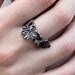 Sterling Silver Grape Leaf Ring Sterling Silver 925, Minimalist Ring ...