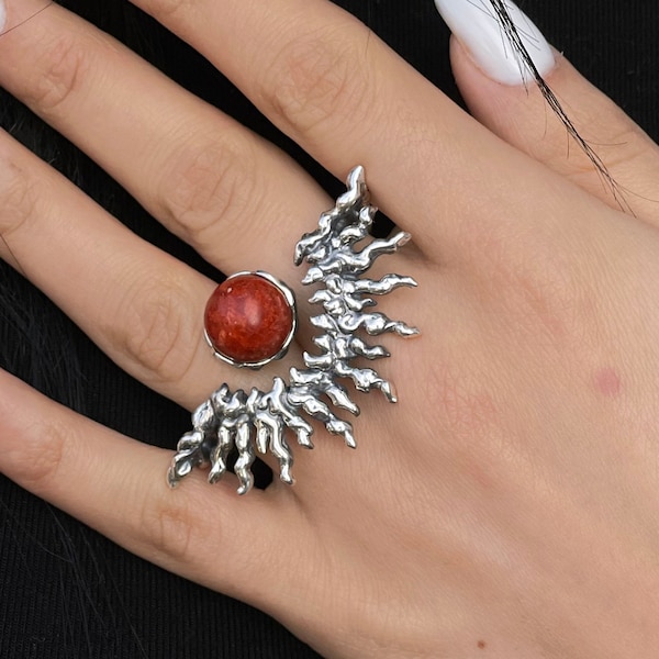 Double Finger Ring - Etsy