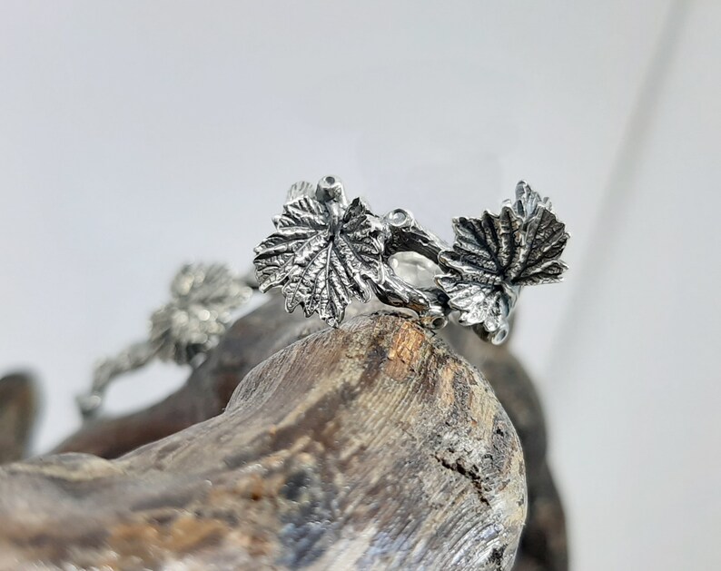 Sterling Silver Grape Leaf Ring Sterling Silver 925 - Etsy