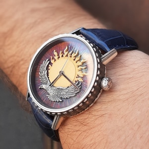 Wrist Watch Sterling Silver 925 Eagle Unique Wrist Watches - Etsy