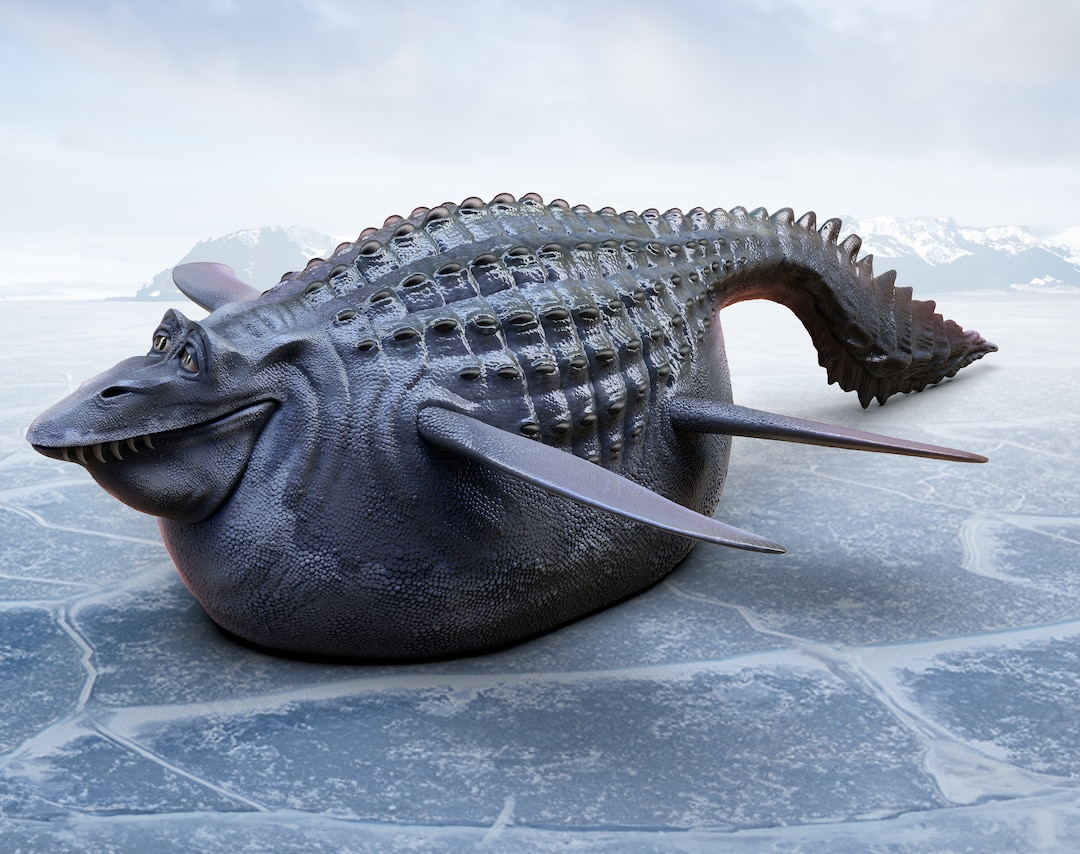 Mosasaurus 3D Print STL File - Etsy