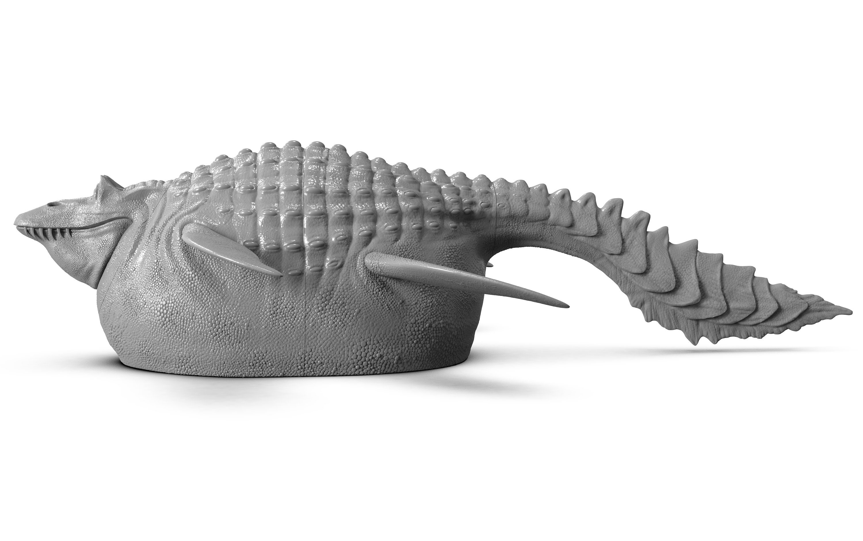 Mosasaurus 3D Print STL File - Etsy