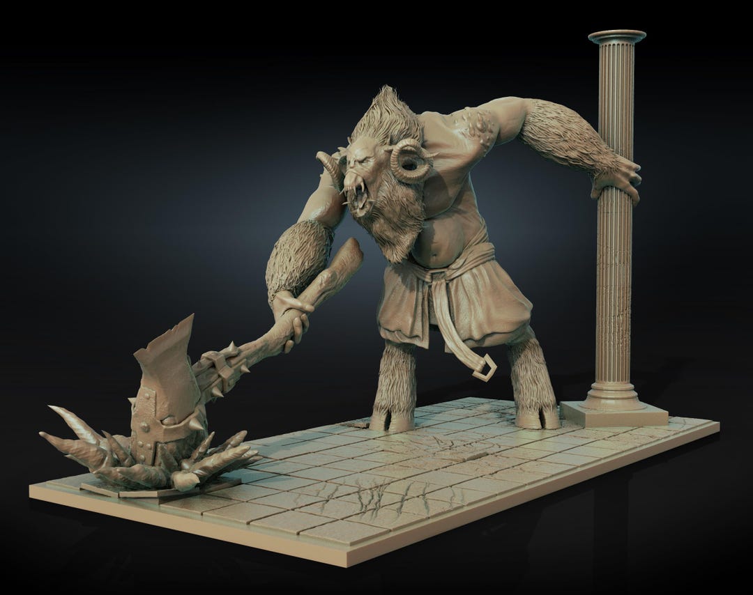 Troll With Base 3D Print STL Files - Etsy