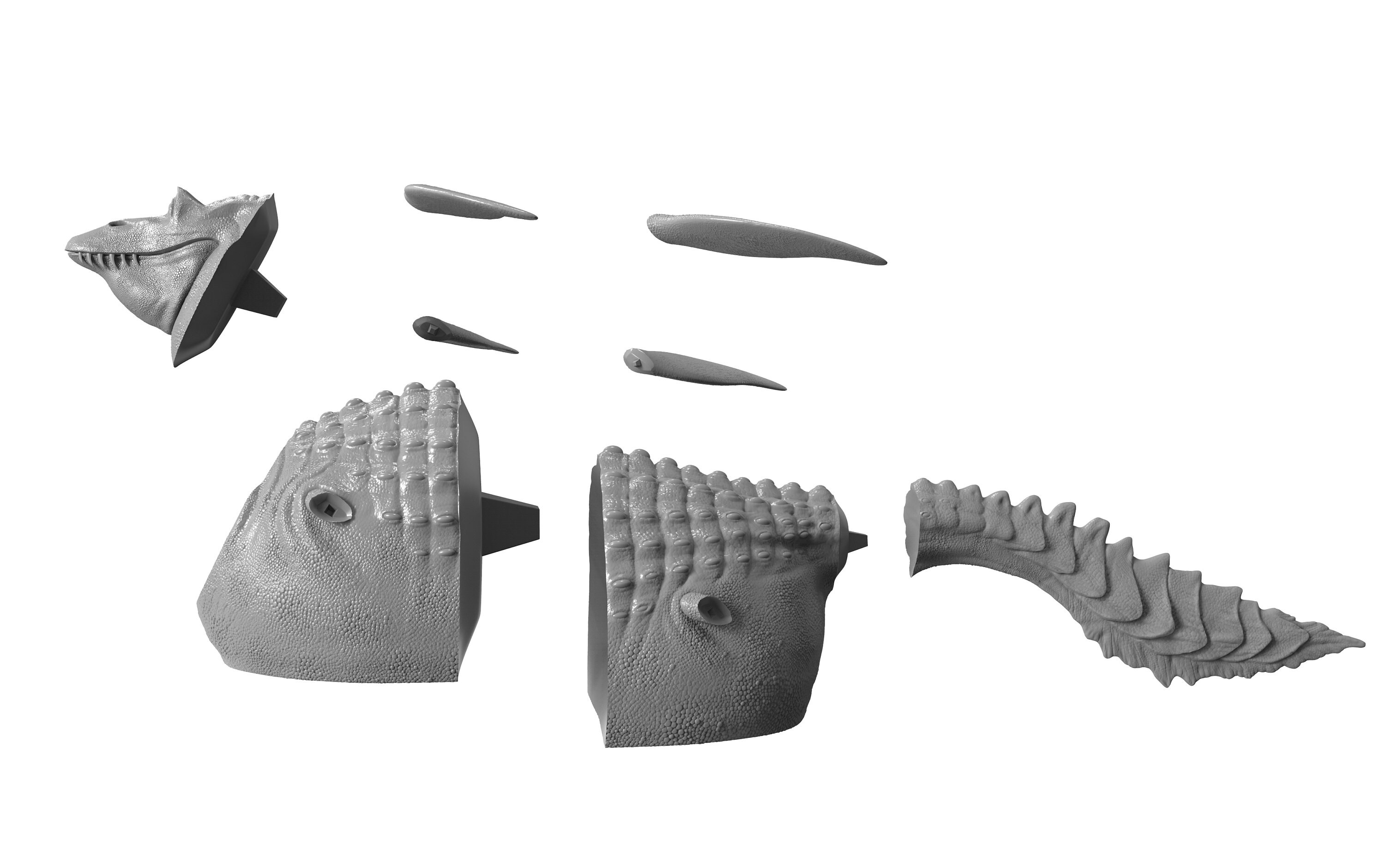 Mosasaurus 3D Print STL File - Etsy