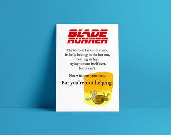 Blade Runner Tattoo Flash Art Print 11x17
