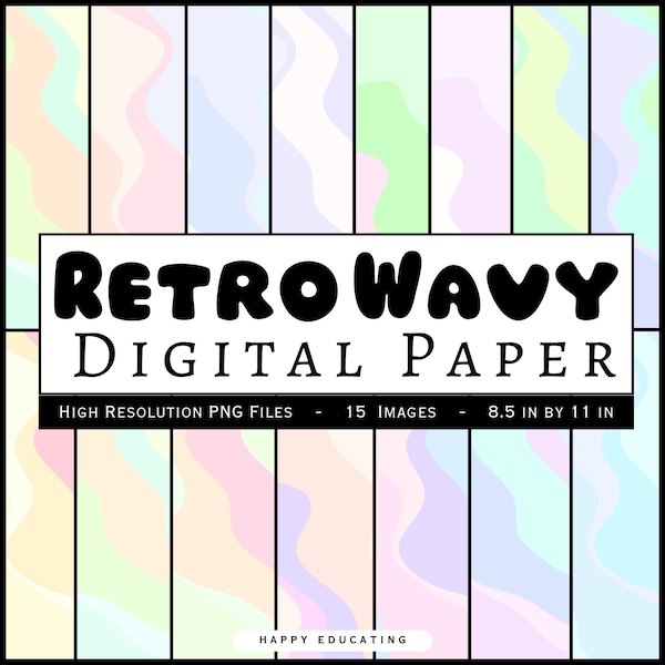 15 Muted Pastel Checkered Digital Paper, Check Digital Paper, Retro ...