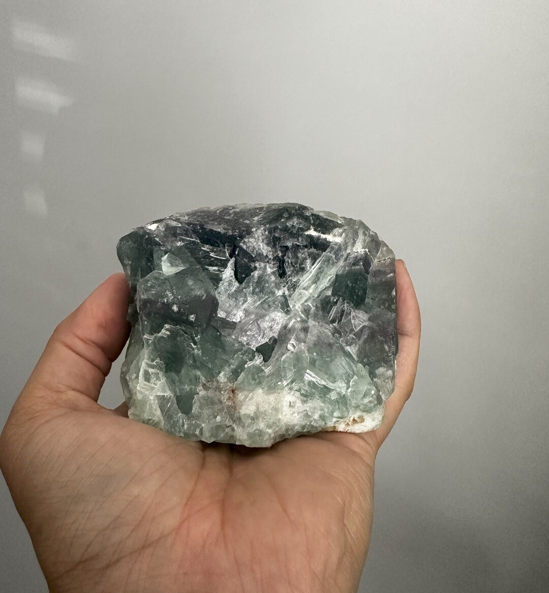 Raw Rainbow Fluorite | Large Unpolished Fluorite - Etsy