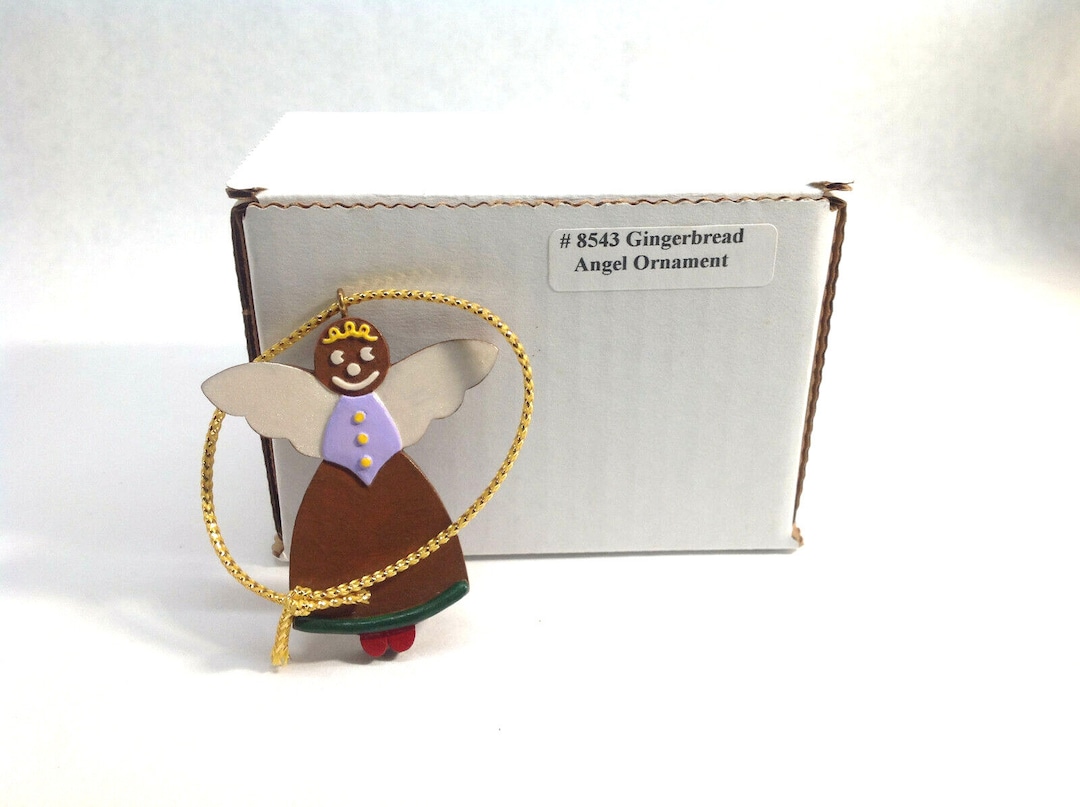 Sebastian Miniature SML-813 Gingerbread Angel Ornament - Wayland - Etsy