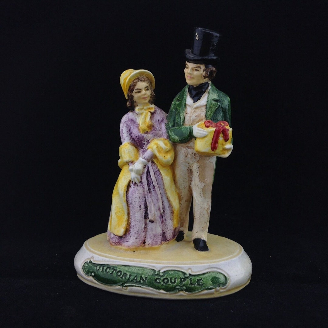 Sebastian Miniature Sml-089e Victorian Couple With Painted Base - Etsy