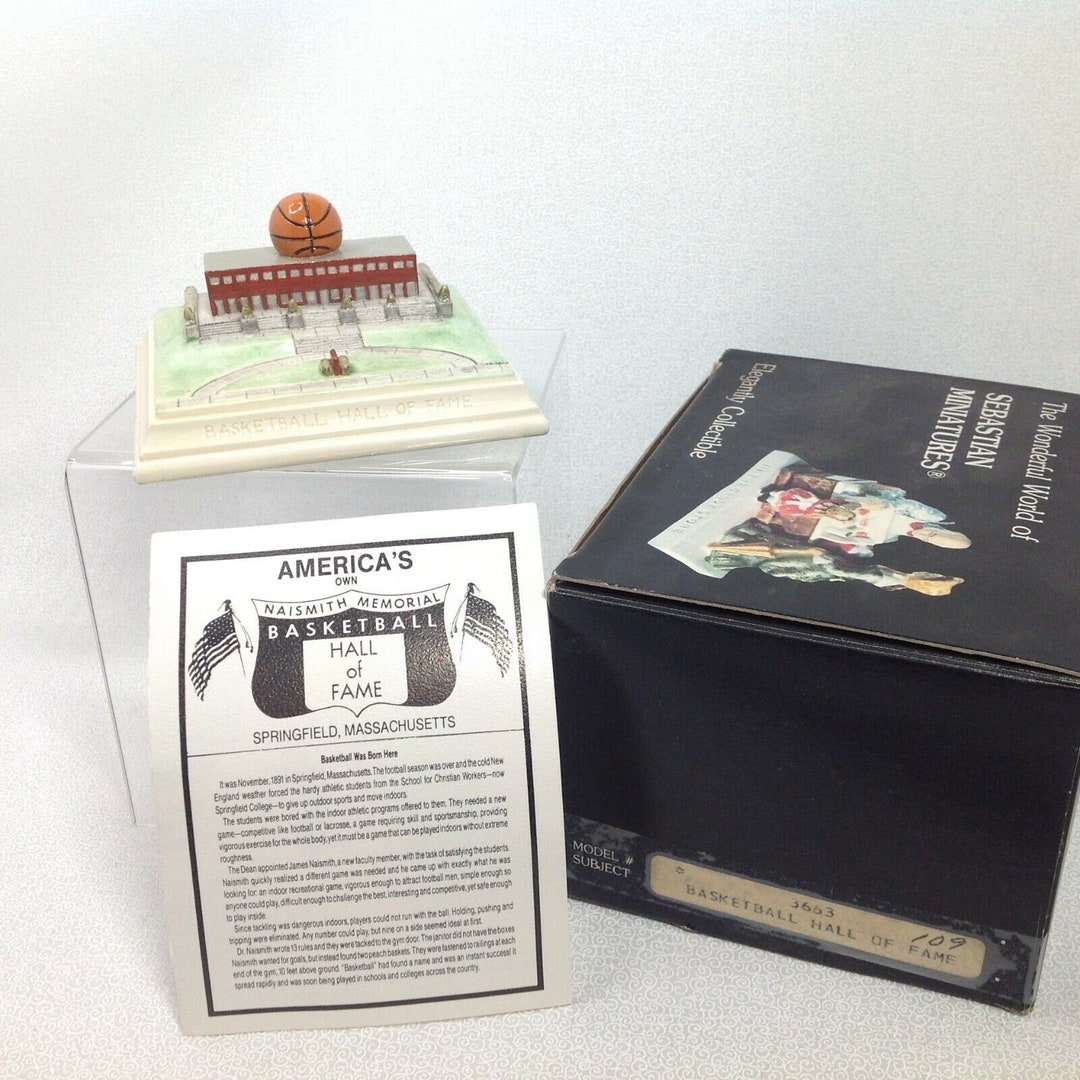Sebastian Miniature SML-462 Basketball Hall of Fame - SIGNED - Hudson ...