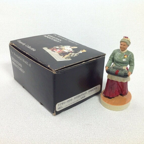 Sebastian Miniature Sml-666 Midnight Snacks Signed Hudson | Etsy