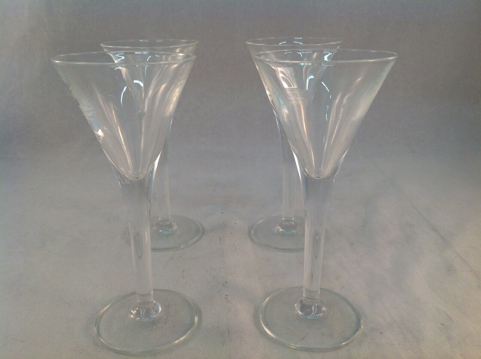 Tiziano Blown Crystal Stem Glasses Set of 4 - Etsy
