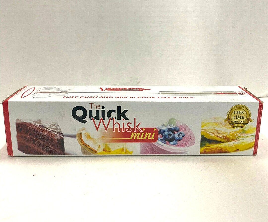 The Quick Whisk Mini Stainless in Box 10x3x3 - Etsy
