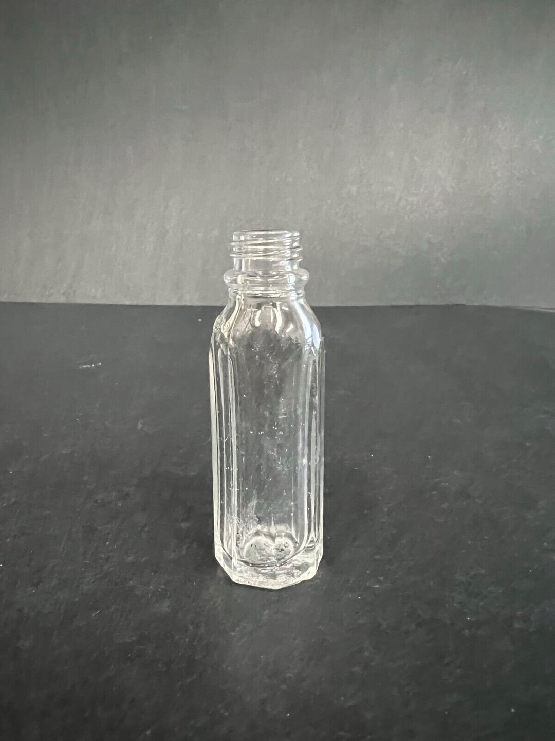 Vintage Miniature Glass Bottle 3" Tall - Etsy