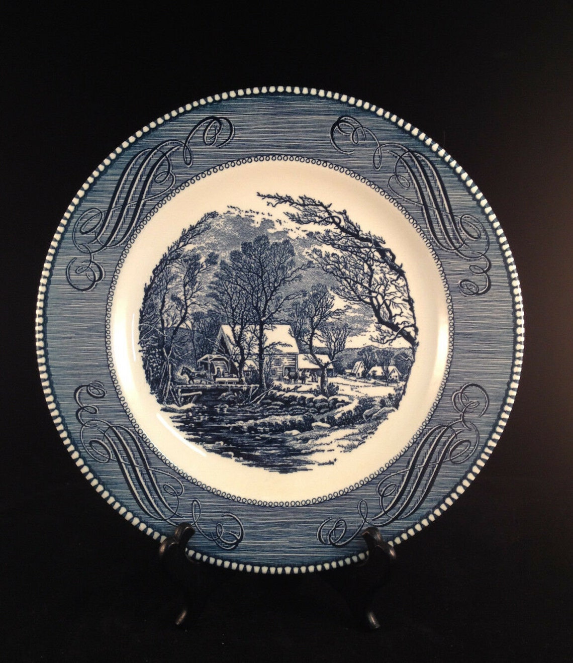 Currier And Ives By Royal China On Royal Ironstone Country | Etsy