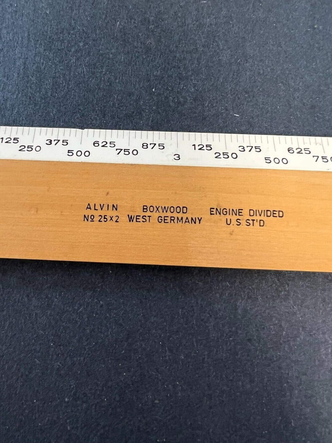 Alvin No 25x2 Boxwood Ruler Engine Divided 21 - Etsy