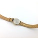 Quintel Gold Tone Round Green Face Fishing Wrist Watch With Canvas Band ...
