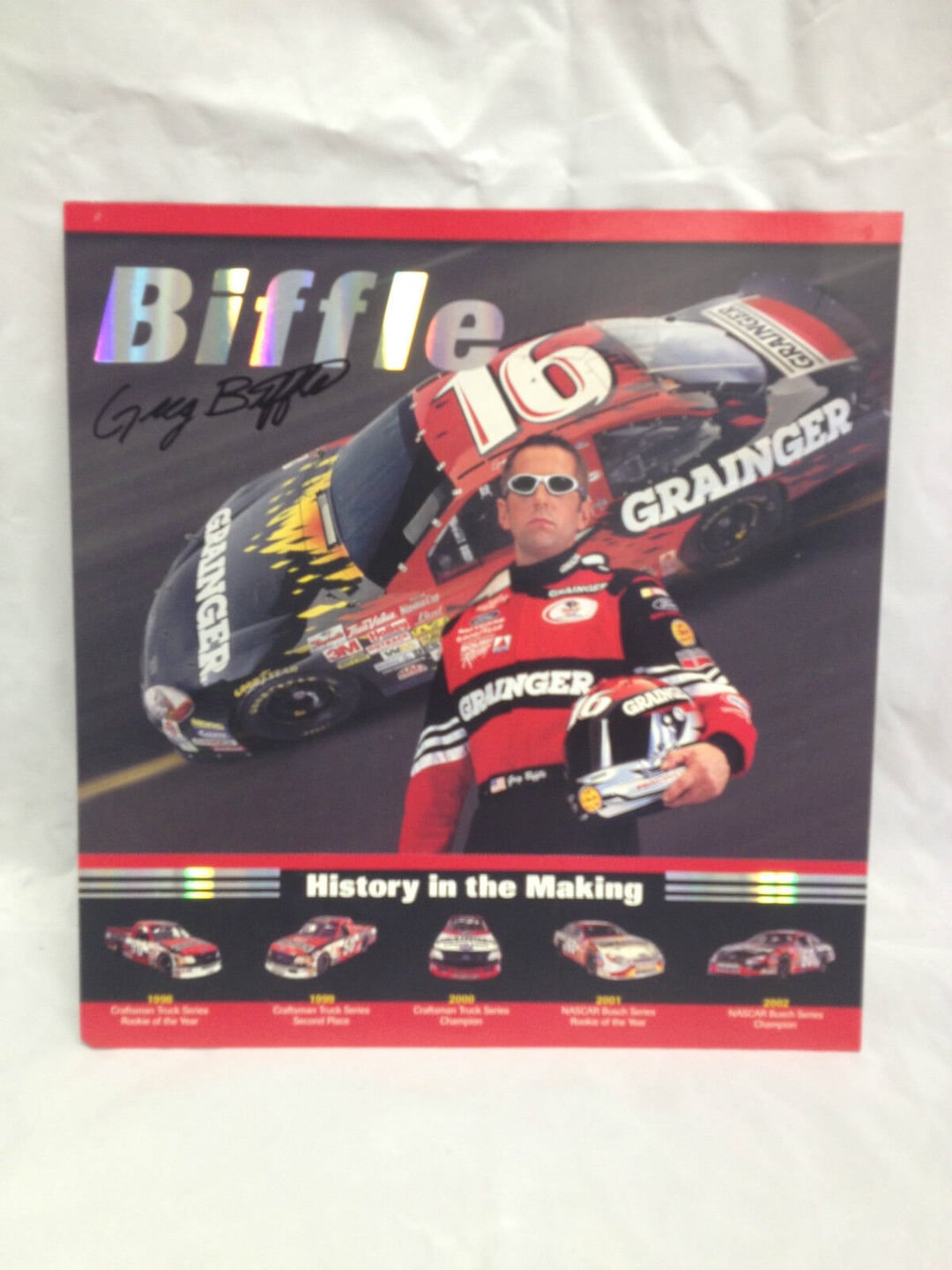 Greg Biffle - Grainger 2003 Autograph Reprint Photo With 2003 Race ...