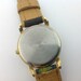 Quintel Gold Tone Round Green Face Fishing Wrist Watch With Canvas Band ...
