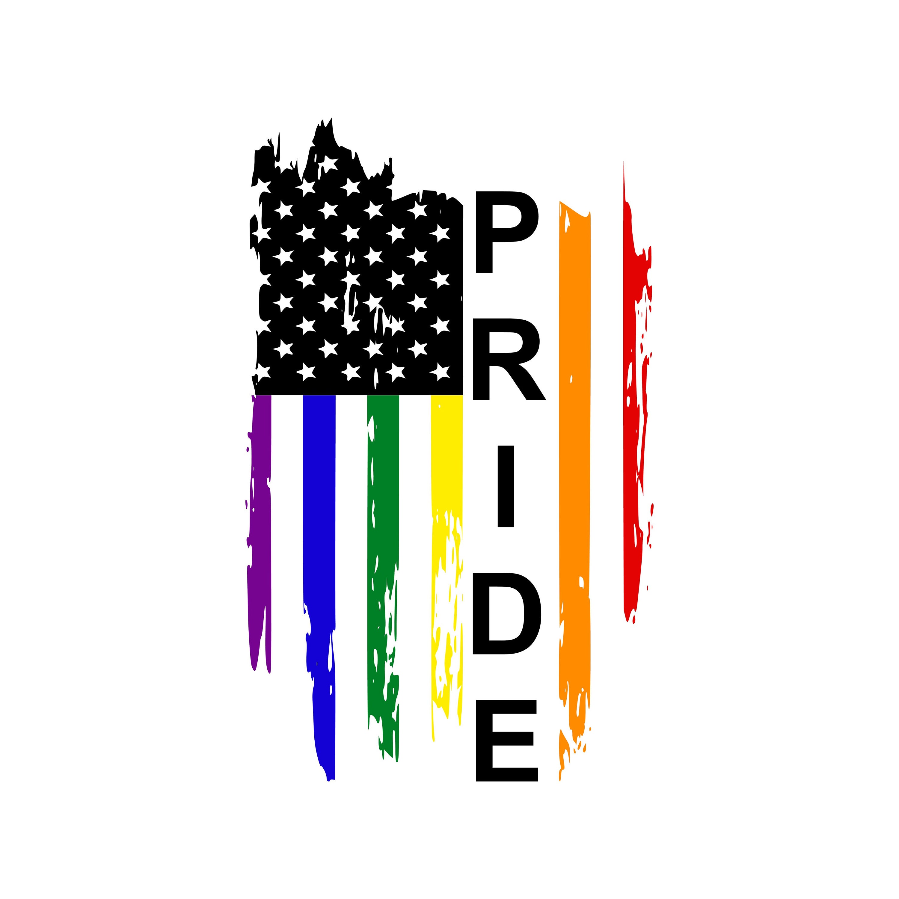 Pride Flag- Distressed- Lgbt- Gay-pride PNG, SVG, PDF, Studio3 Jpg, Dxf ...