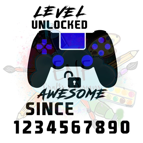 Level Unlocked Birthday Level Unlocked Bundle | Etsy