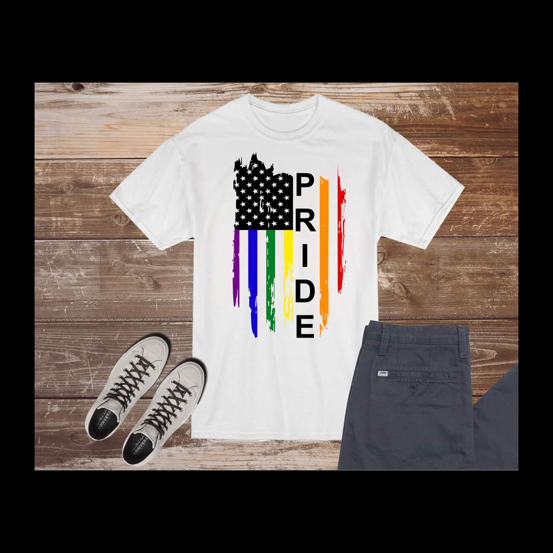 Pride Flag Distressed Lgbt Gay-pride PNG SVG PDF Studio3 - Etsy