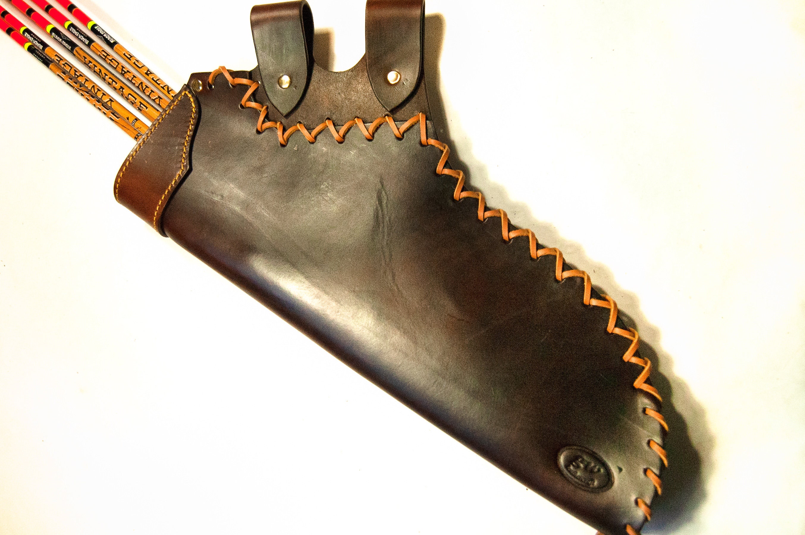 Leather Archery Quiver Hip Quiver Arrow Quiver LONG Pattern | Etsy