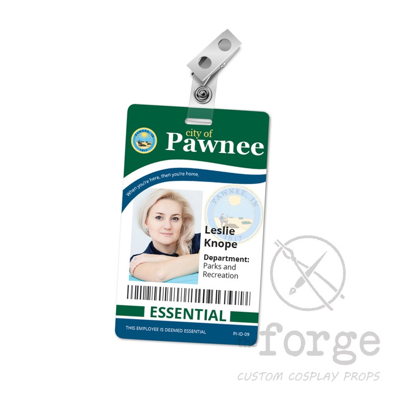 Park Power Custom Cosplay ID Card - Etsy Israel