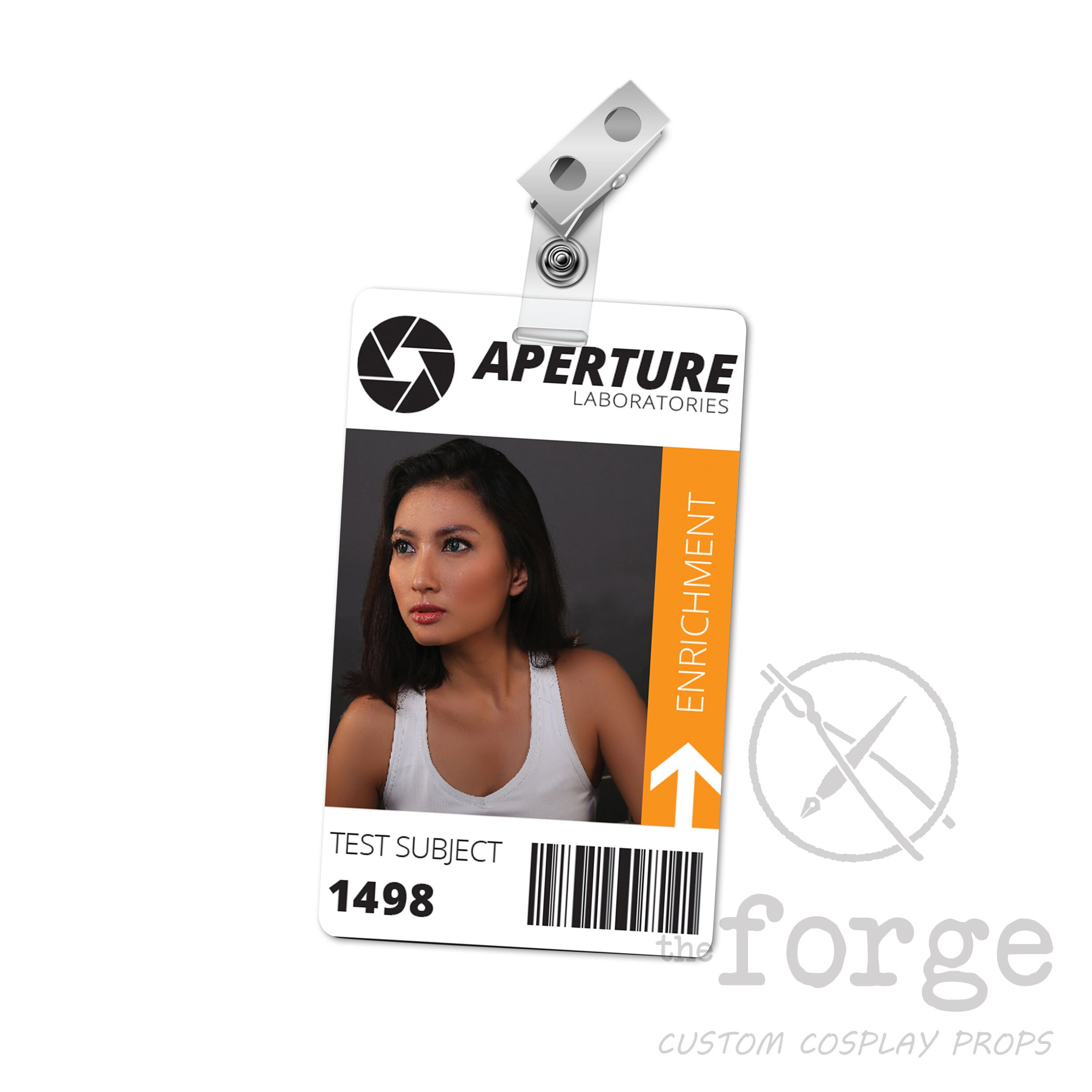 Lab Test Subject Custom Cosplay ID Card | Etsy