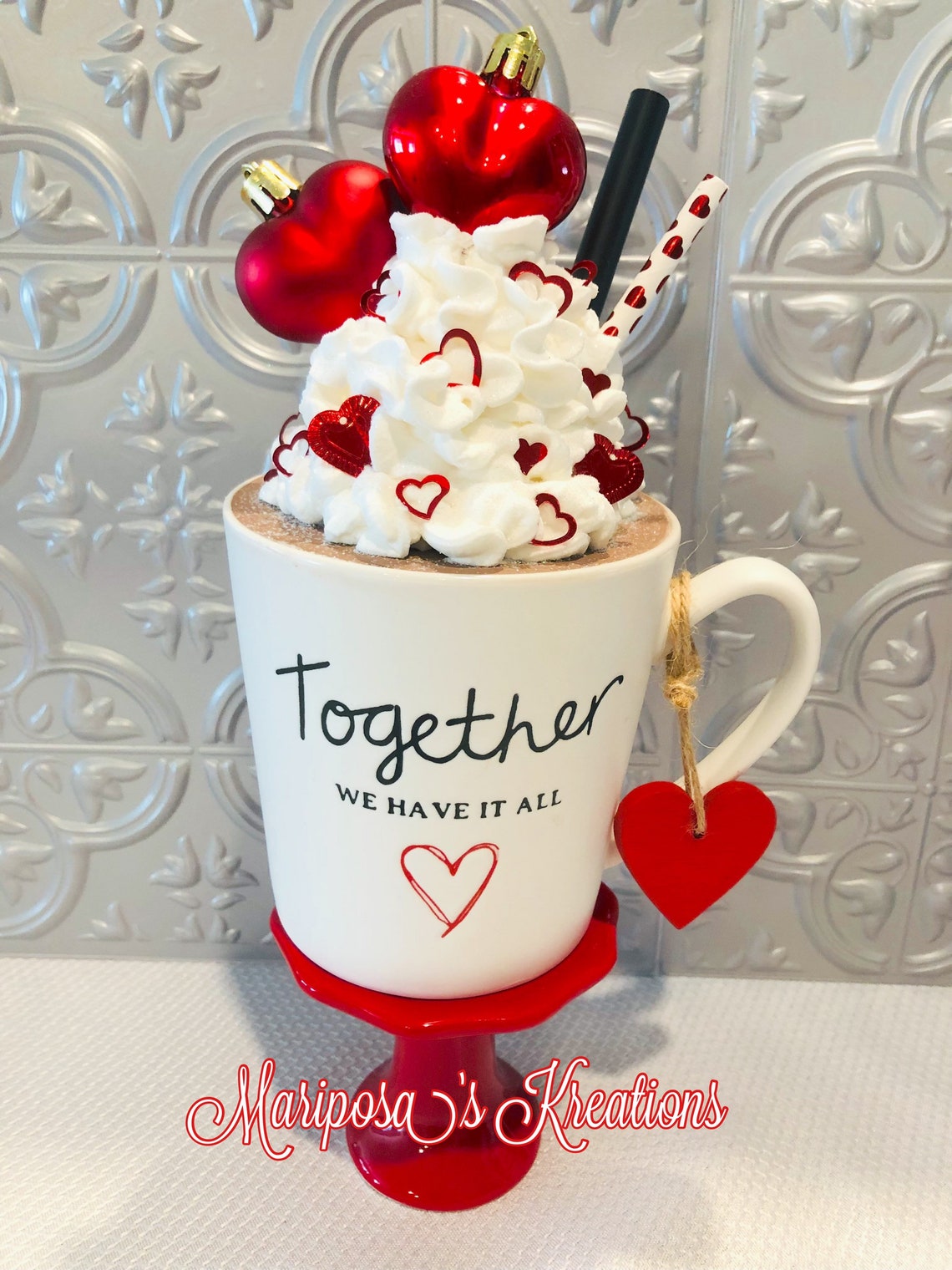 Valentines Day-fake Coffee-fake Latte-fake Frappe-fake Drink-fake Food ...