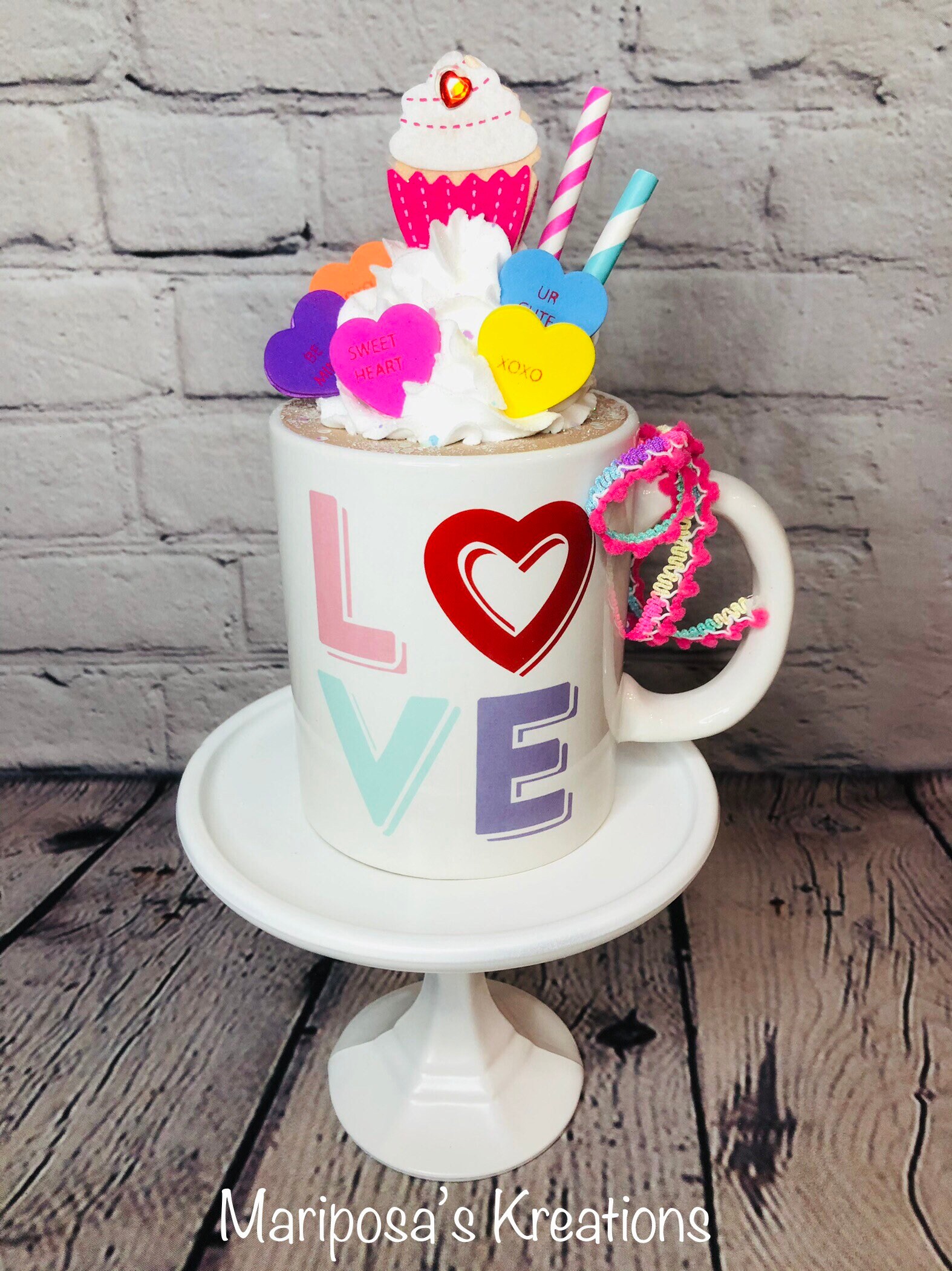 Fake Coffee-fake Latte-fake Cocoa-true Love-valentine’s Day-amor-photo ...