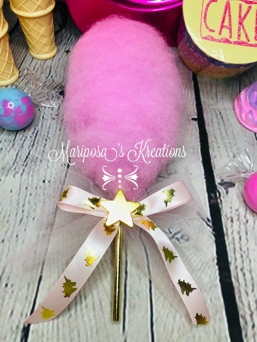 Fake Cotton Candy-fake Sweets-photo Prop-birthday Party-circus-carnival ...
