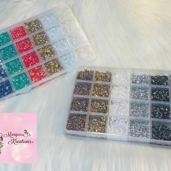 Rhinestone Jewelry Box - Etsy