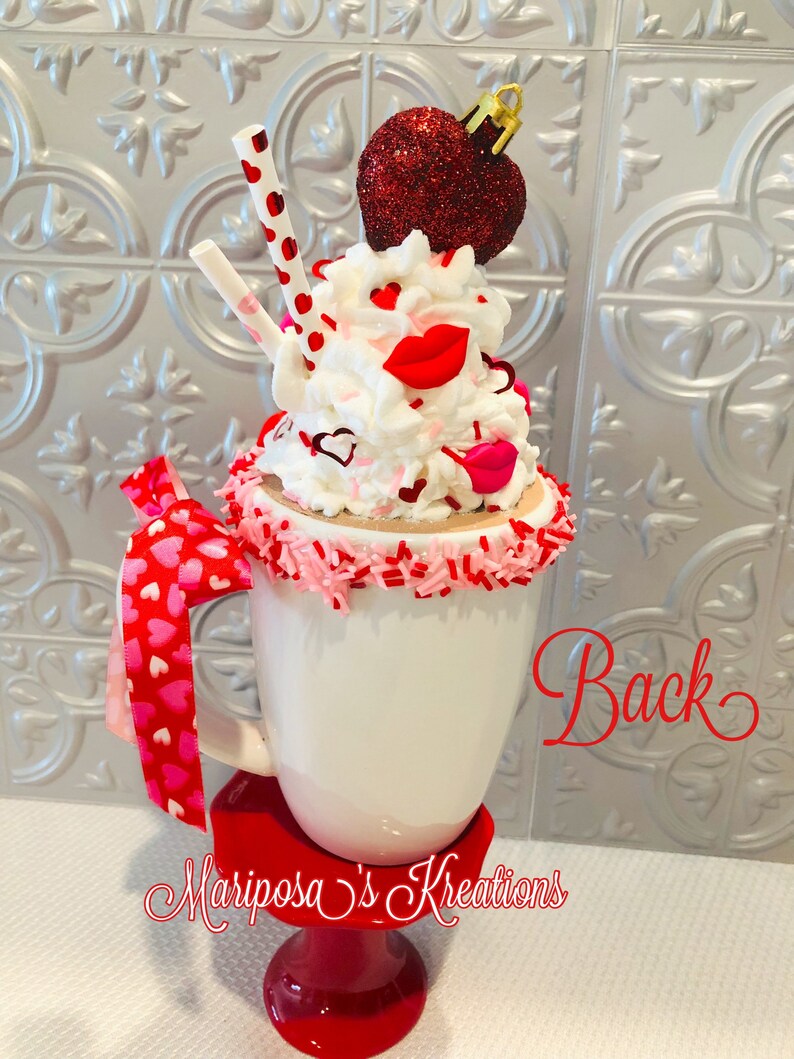 Valentines Day-fake Coffee-fake Latte-fake Frappe-fake Drink-fake Food ...