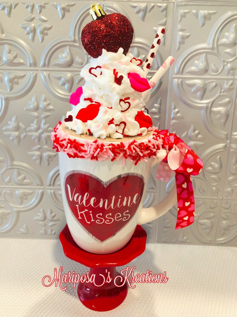 Valentines Day-fake Coffee-fake Latte-fake Frappe-fake Drink-fake Food ...