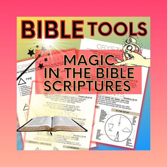 Printable Magic in the Bible: Spiritual Ritual Tools PDF - Etsy