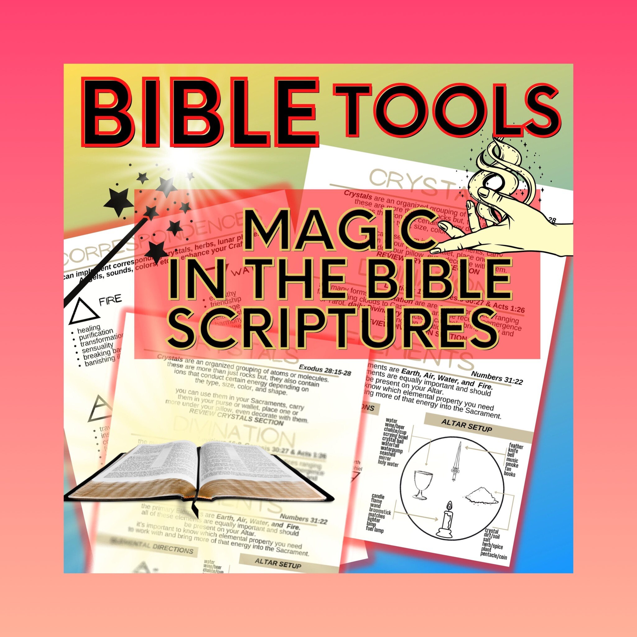 Printable Magic in the Bible: Spiritual Ritual Basics PDF Download - Etsy