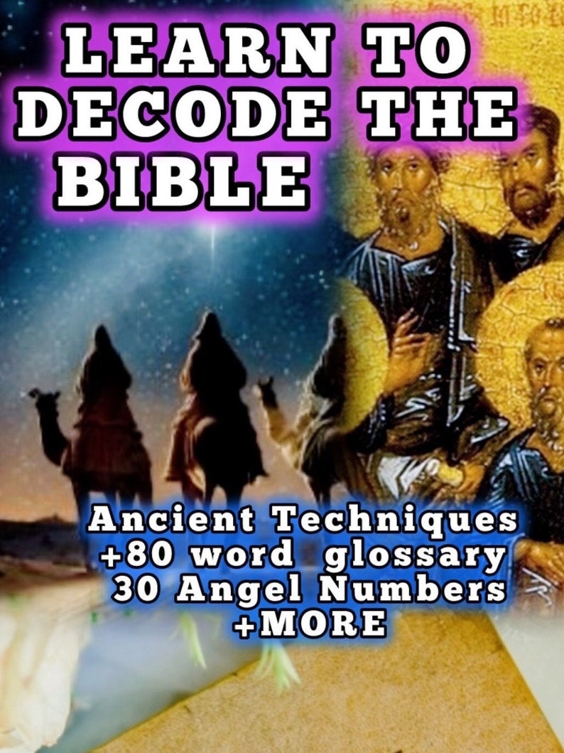 Ultimate Bible Study & Decoding Tool, Angel Numbers, Ancient Study ...