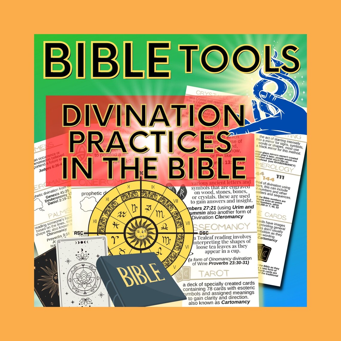 Instant Printable Divination in the Bible, Download Study Guide, Study ...