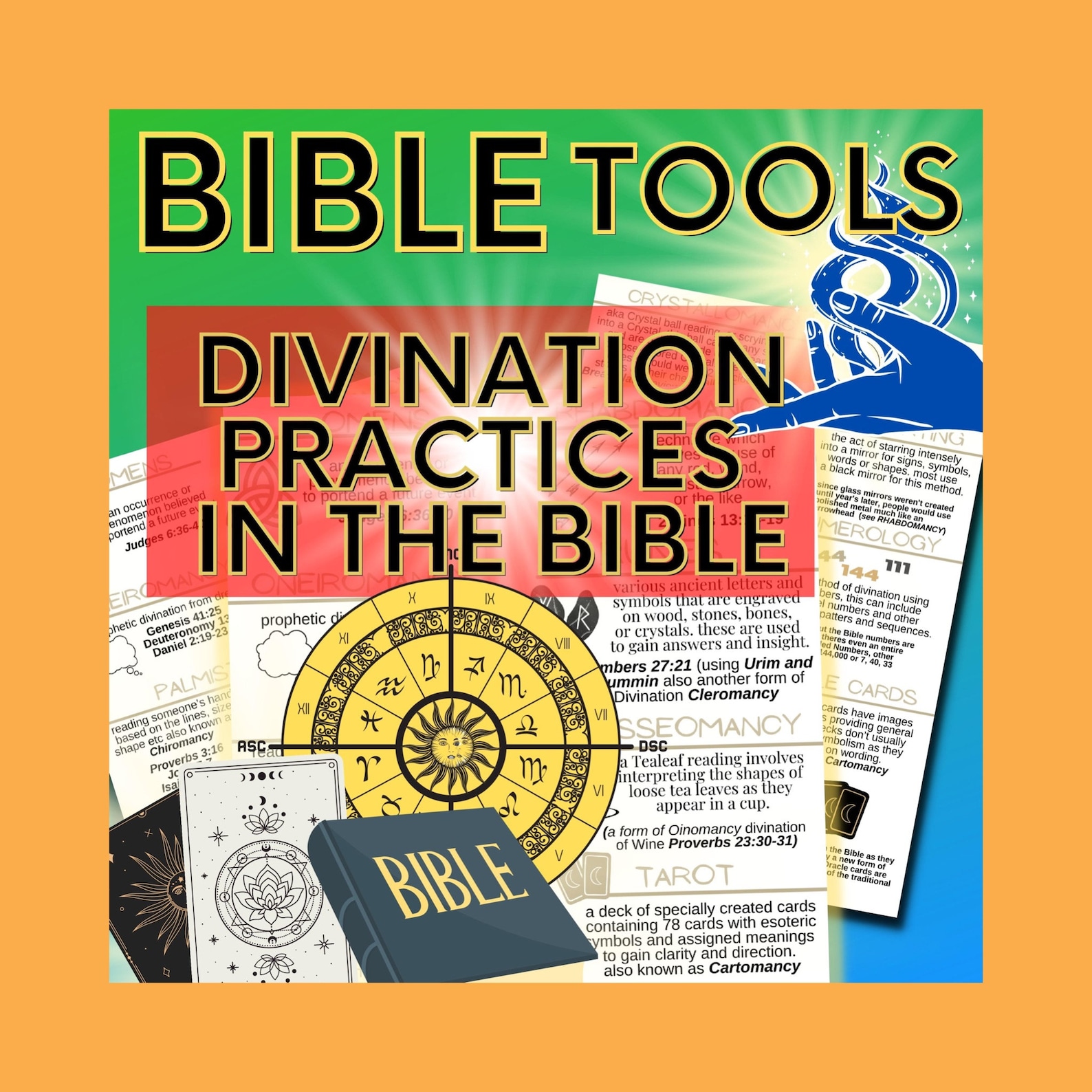 Instant Printable Divination in the Bible, Download Study Guide, Study ...