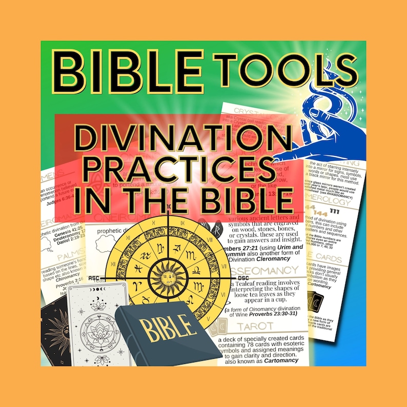 Instant Printable Divination in the Bible, Download Study Guide, Study ...