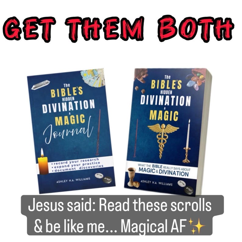 Bible Divination & Magic: Ancient Rituals Spells Book - Etsy
