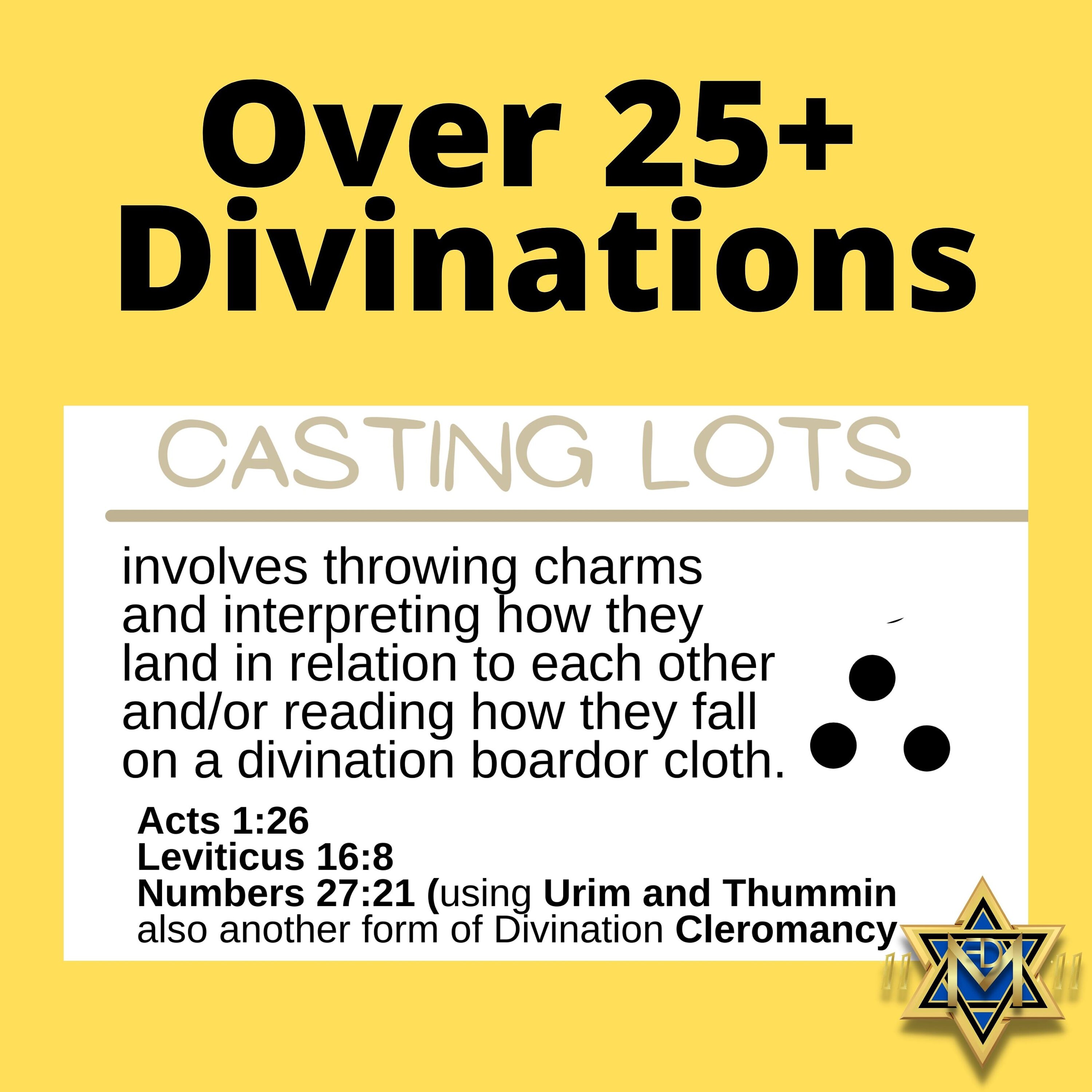 Instant Printable Divination in the Bible, Download Study Guide, Study ...