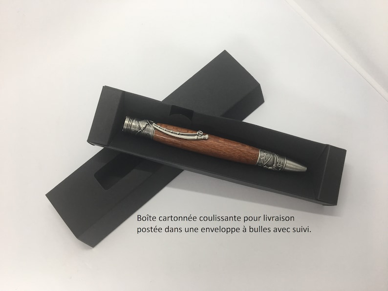 Medieval Wooden Pen Old Copper Finish in Courbaril - Etsy