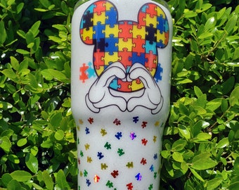 Autism Awareness Mickey Mouse Svg - Etsy