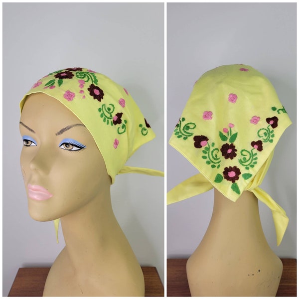 1970s Head Scarf - Etsy