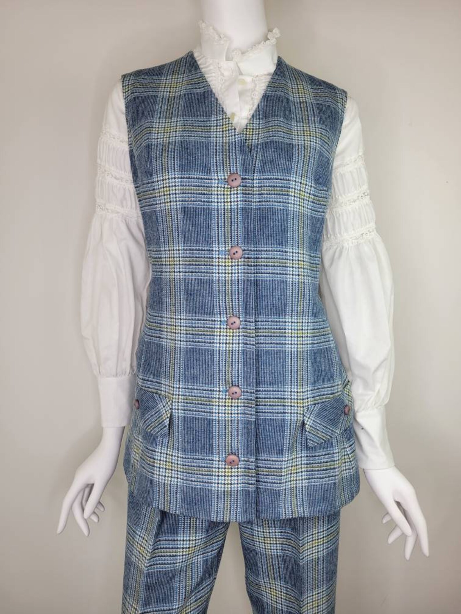 Vintage 1960s Pendleton Plaid 4 Piece Set Pant Suit Skirt - Etsy